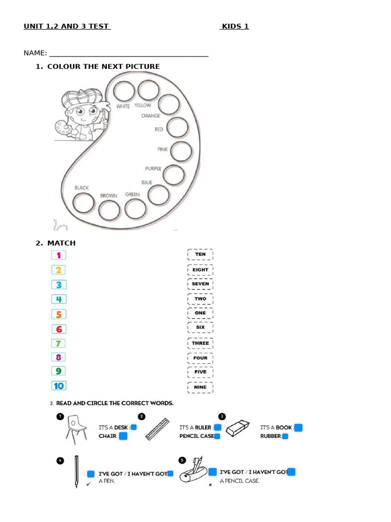 Test Kids 1 | PDF