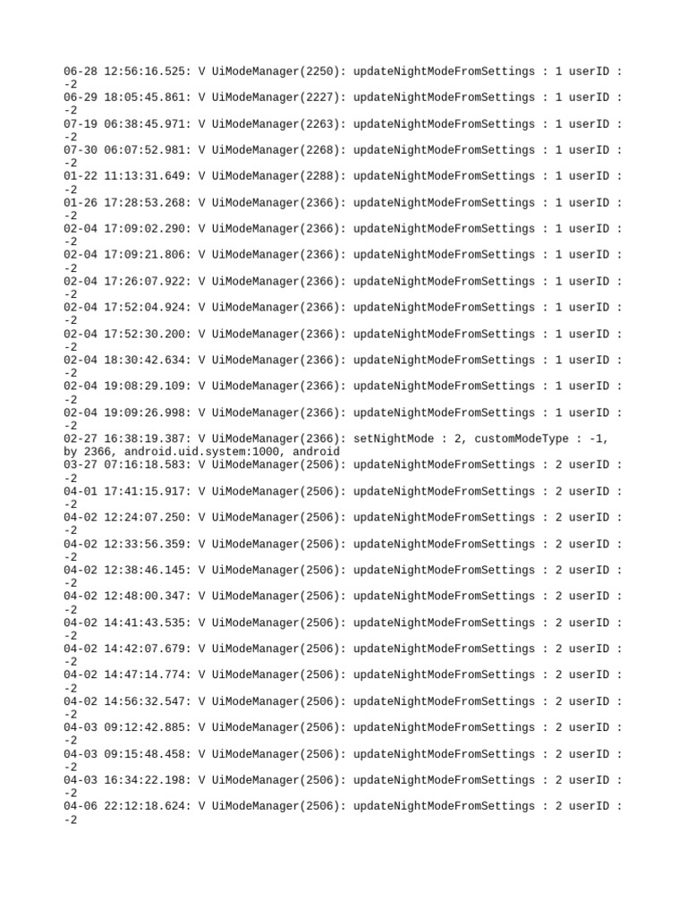 Dark Mode Log1 | PDF
