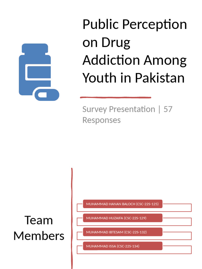 Public Perception On Youth Drug Addiction Pakistan-1 | PDF | Mental ...