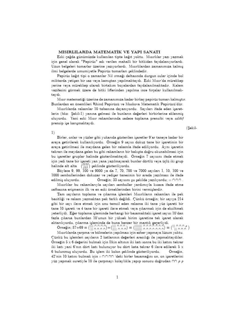 Mat. Tarihi 2.Ders | PDF