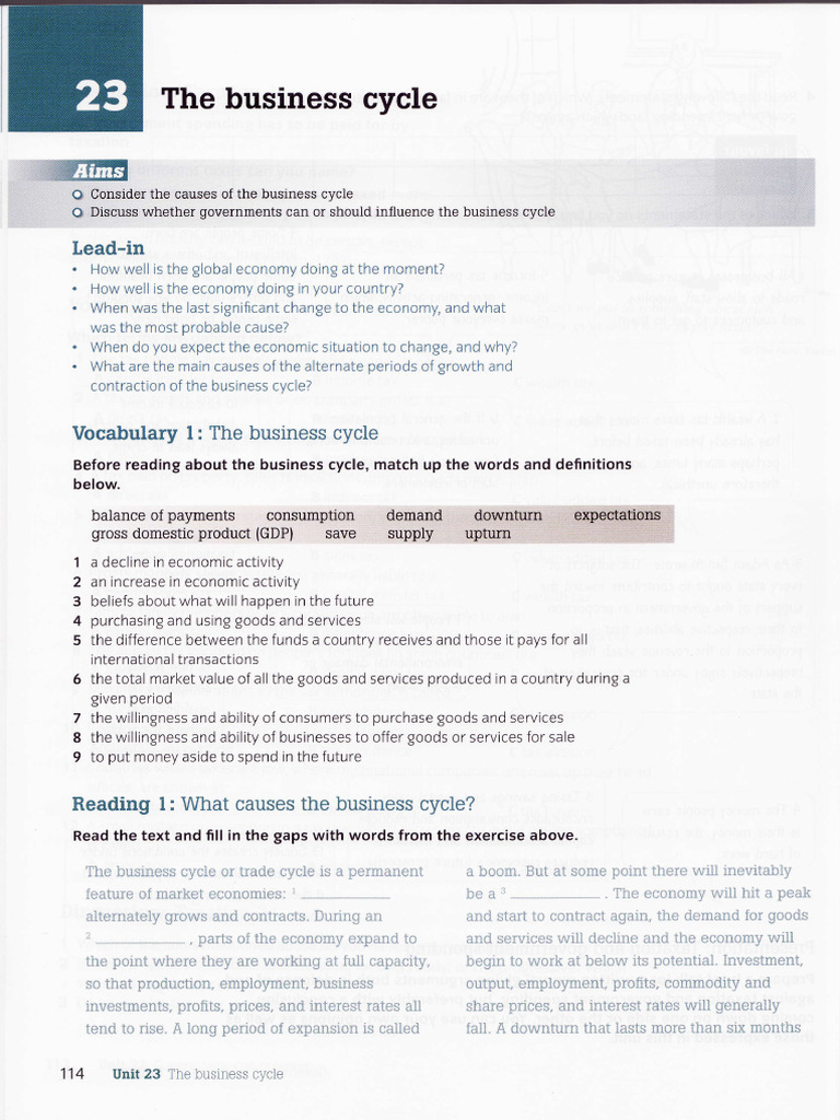 Understanding the Business Cycle Causes | PDF | Keynesian Economics ...