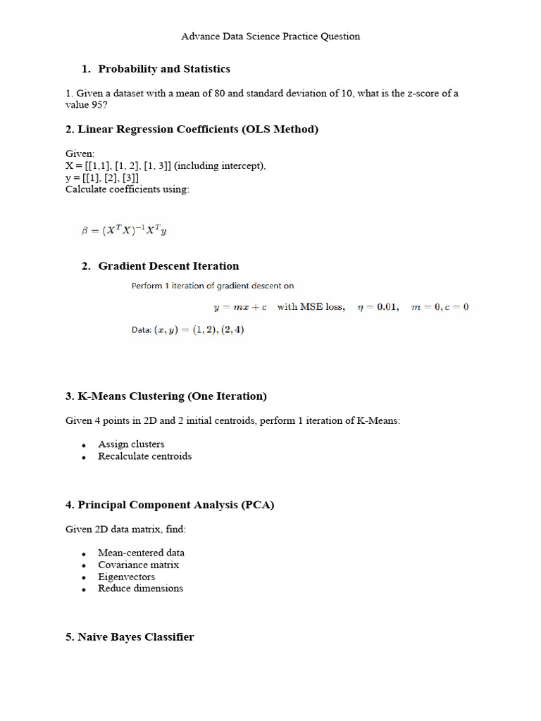 Adv Data Science Assignment | PDF