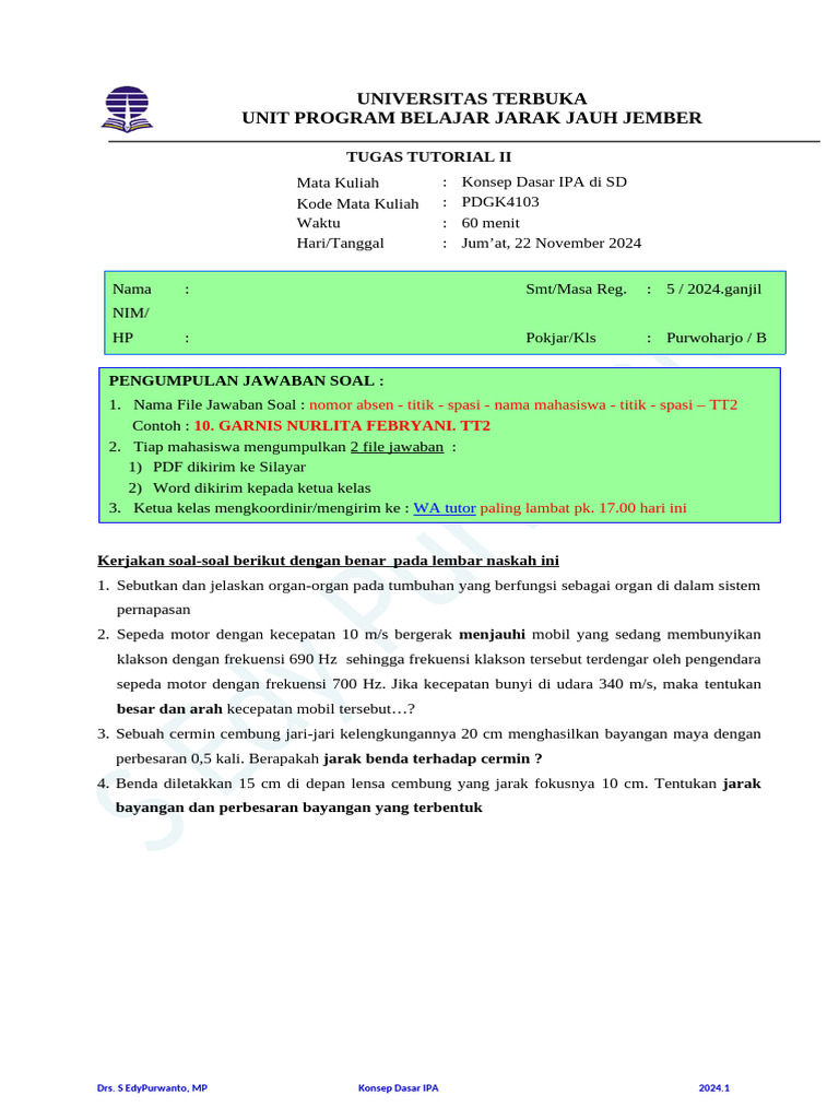 Insan Anugerah Pratama. TT2 | PDF