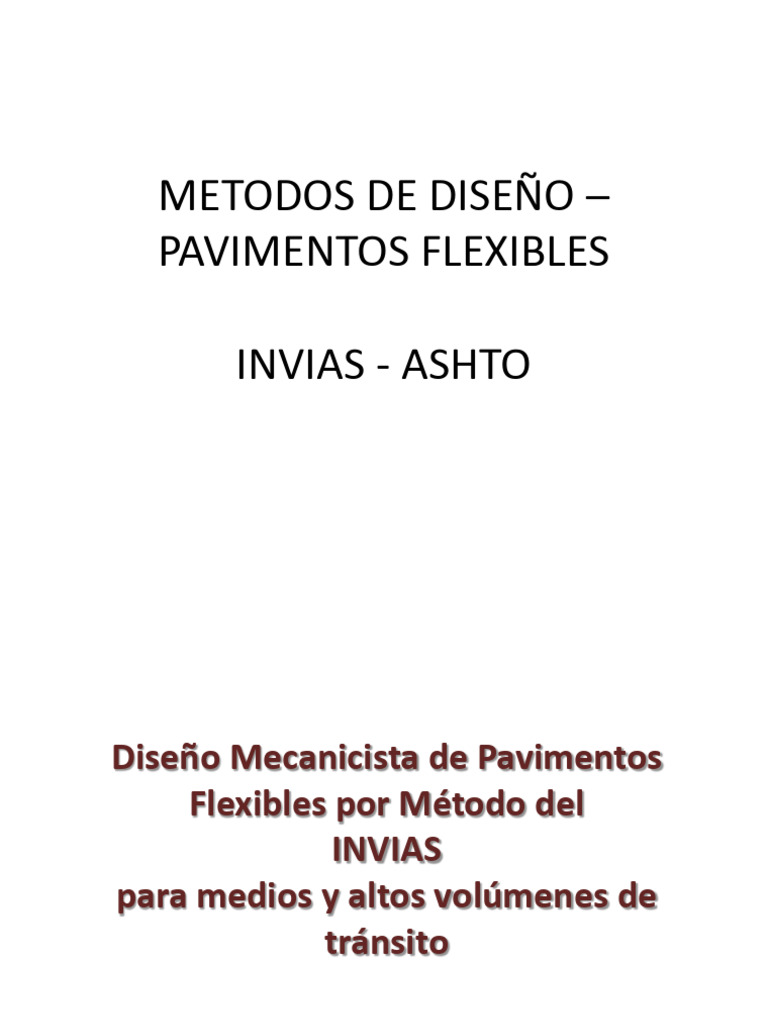Diseño Mecanicista de Pavimentos AASHTO | PDF