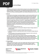 Ansi C84 | PDF | Voltage | Electric Power System
