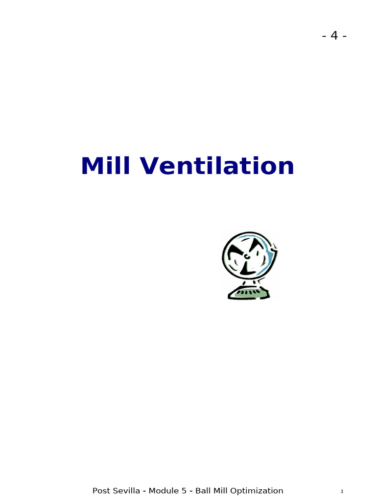 Ball Mill Ventilation Optimization Guide | PDF | Mill (Grinding ...