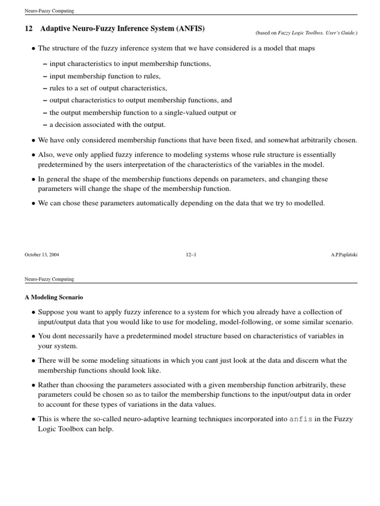 Ann L12 | PDF | Parameter (Computer Programming) | Scientific Modeling