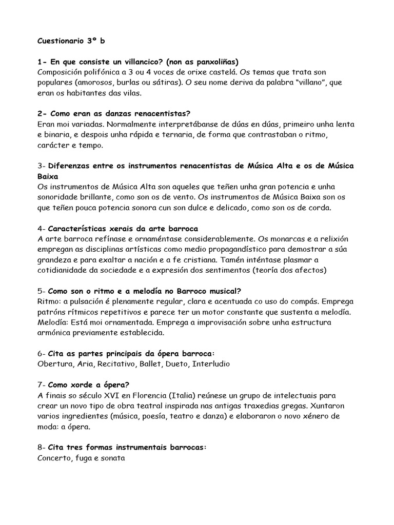 Cuestionario3ºb 2 Aval | PDF