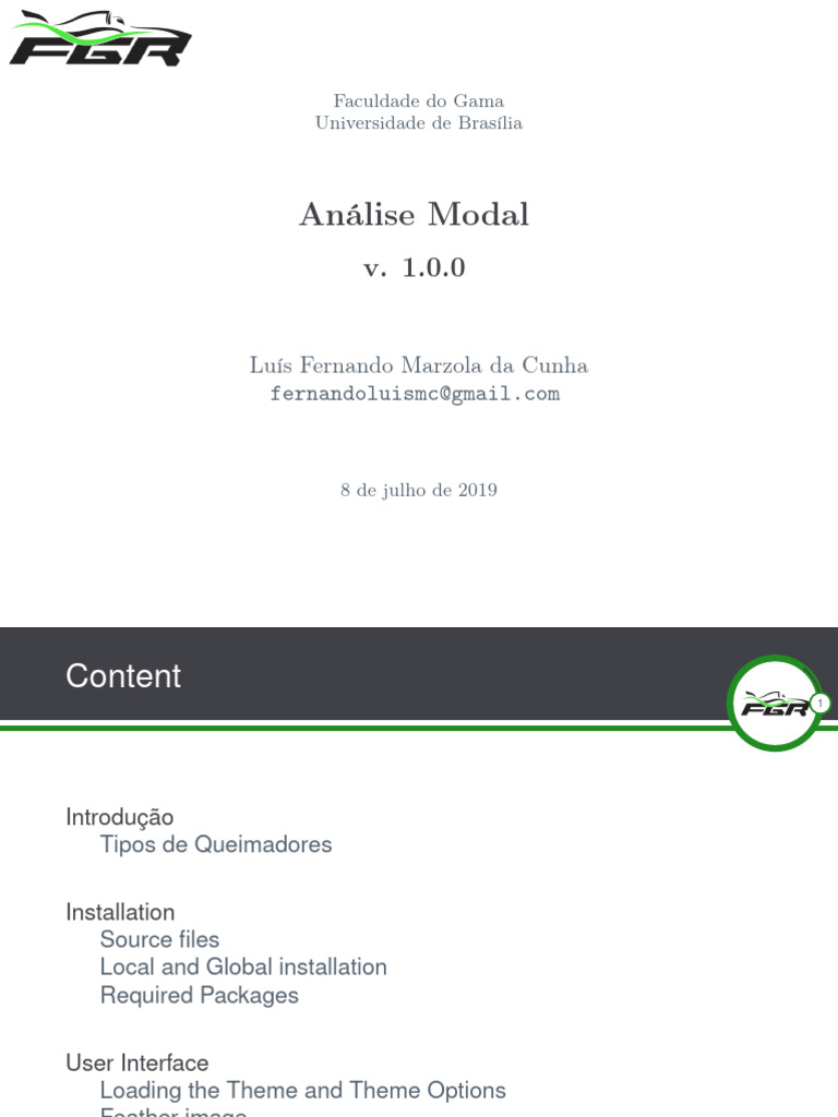 modelo-apresentacao-fgr-unb-2 | PDF | Computing | Software