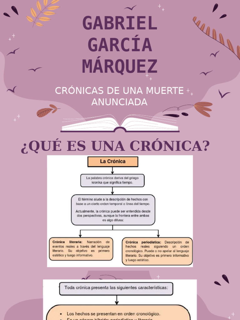 Crónicas de Una Muerte Anunciada | PDF | Narración | Novelas