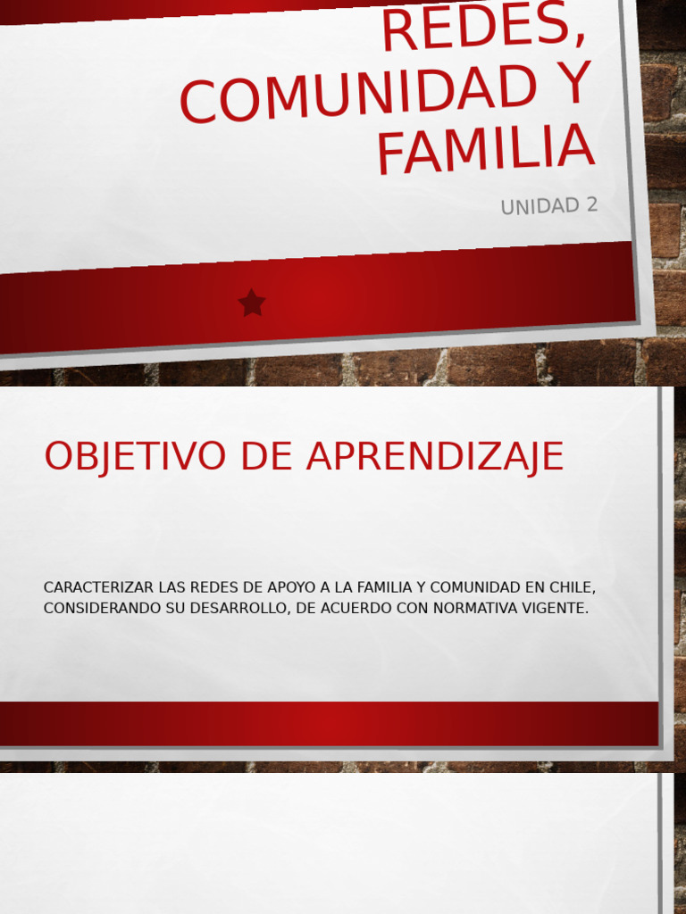 Trabajo en Redes, Comunidad y Familia | PDF | Ministerio (Departamento ...
