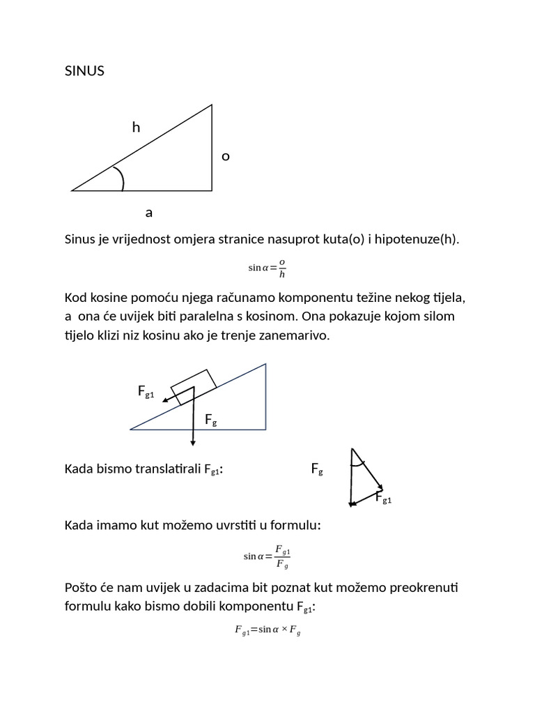 Sinus I Kosinus | PDF