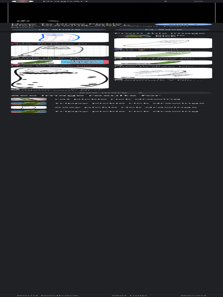 Drawing Pickle Rick Outline For Stick in Poke - Google Search | PDF