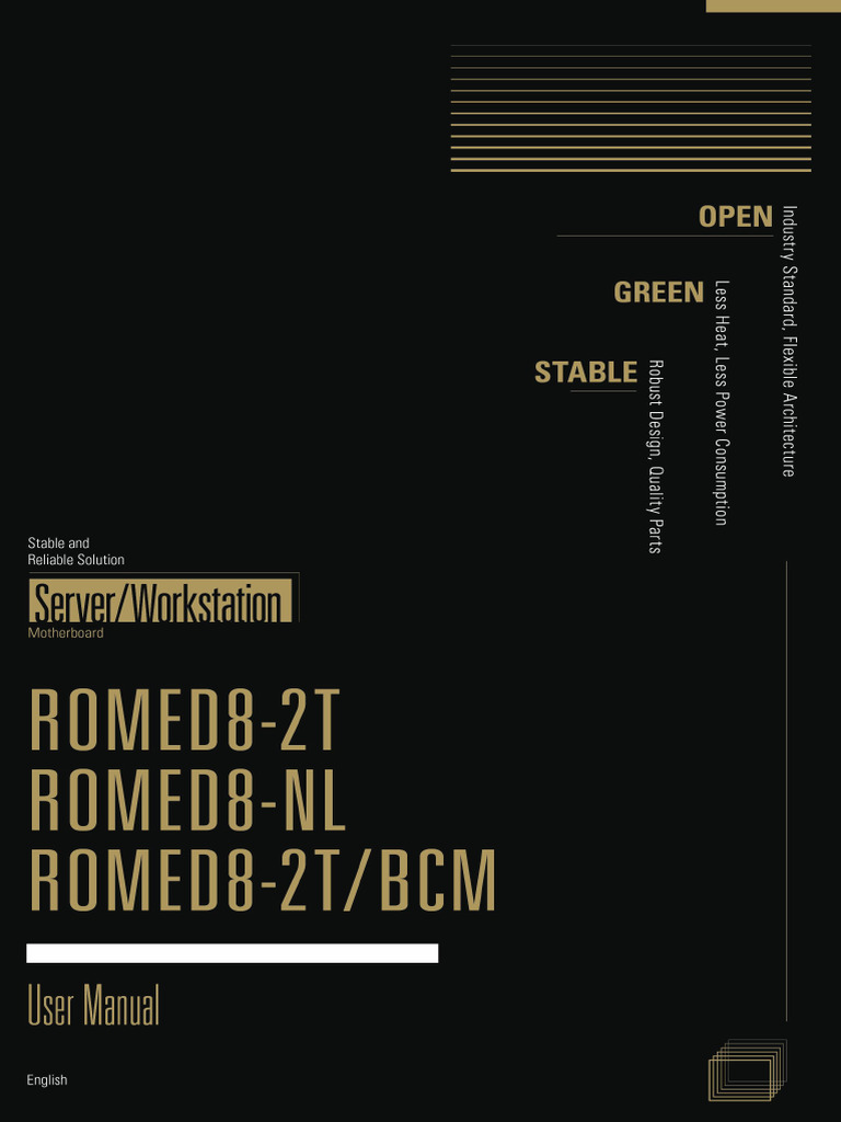 Romed8 2T | PDF | Bios | Computing