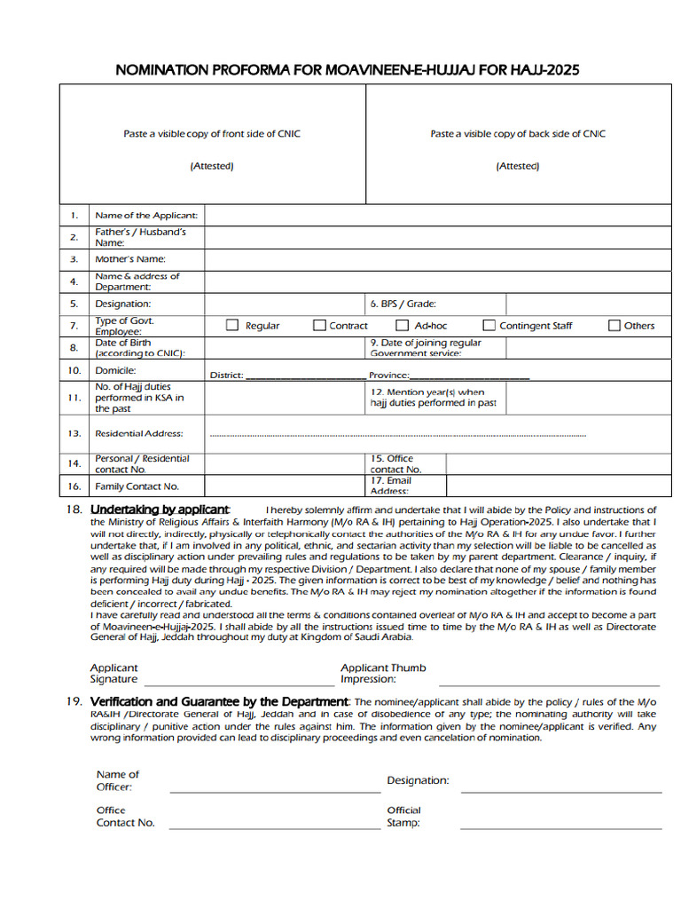 Proforma Check List 2025 Updated Uploaded On Website 24-12-24 | PDF
