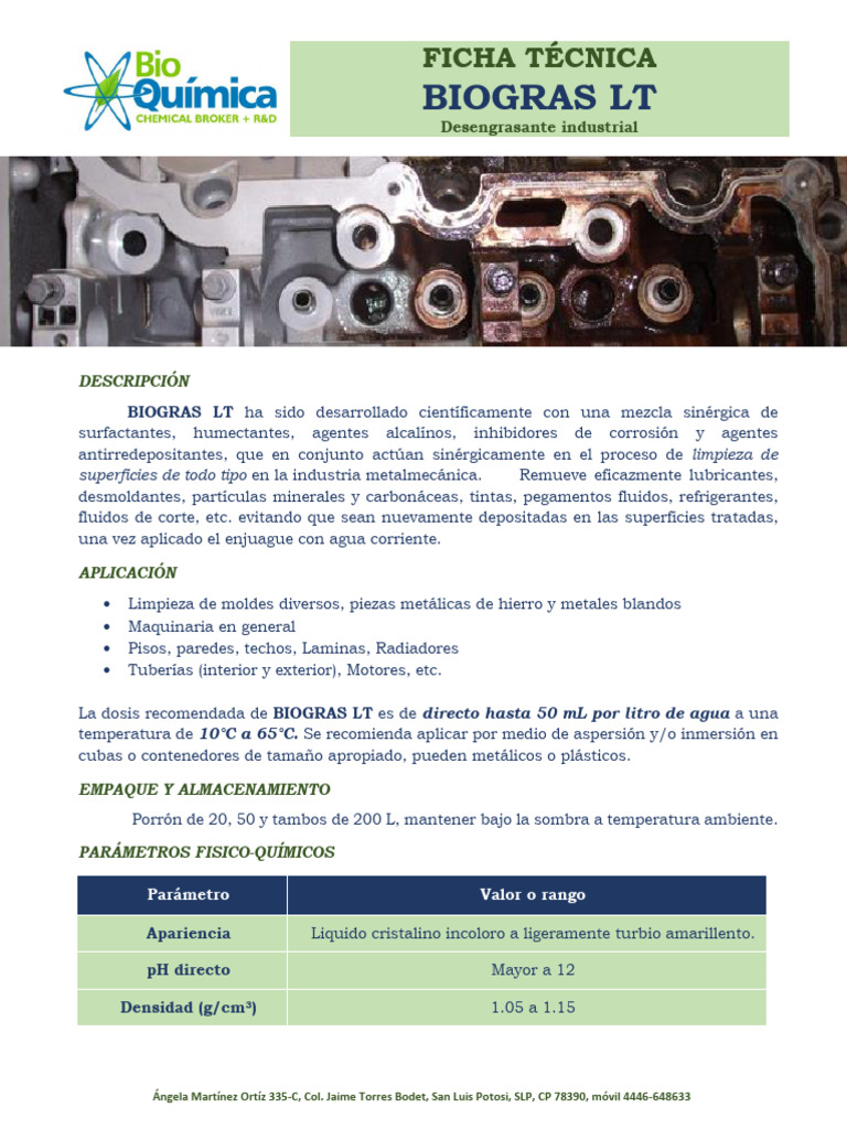 FT Biogras LT 2.0 | PDF