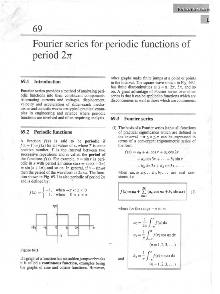 fourier series 1 | PDF