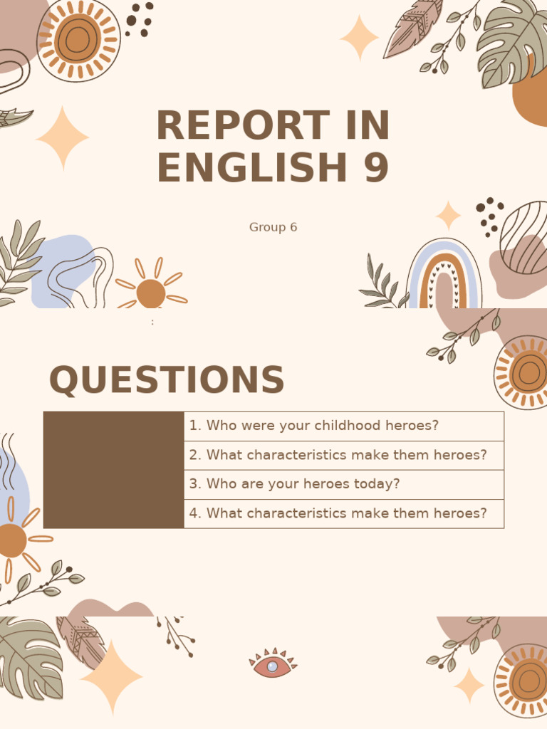 Group 6 English Report | PDF