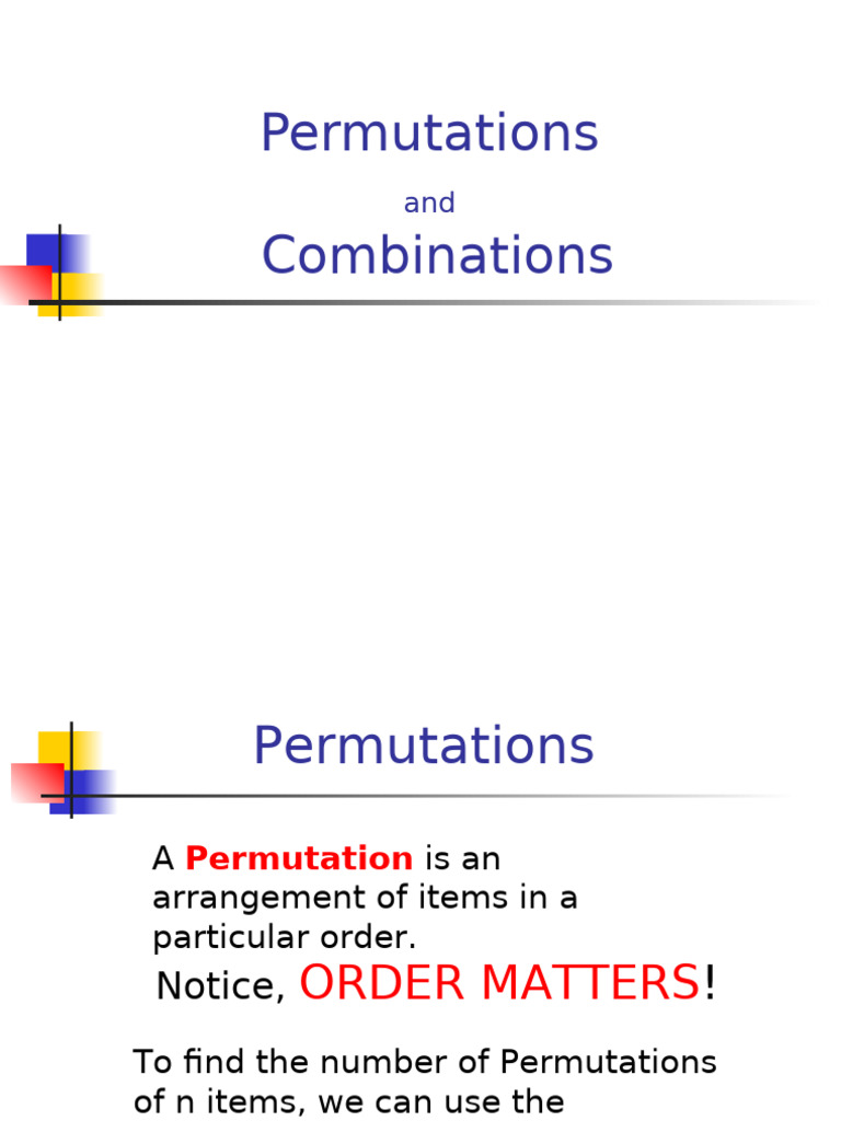 Combinat I o Lns | PDF | Permutation | Mathematical Analysis