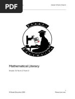 Worksheet 5 Number Patterns and Sequences Grade 10 Mathematics | PDF ...