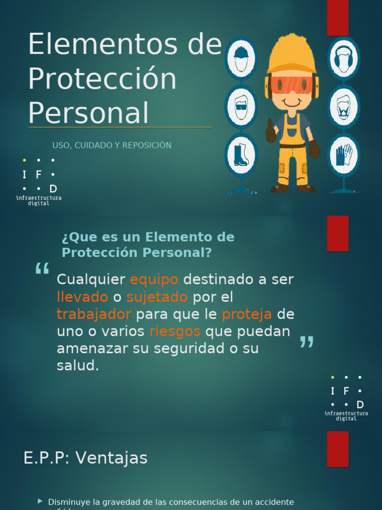 Cap. Epp 2024 | PDF | Escuchando | Guante