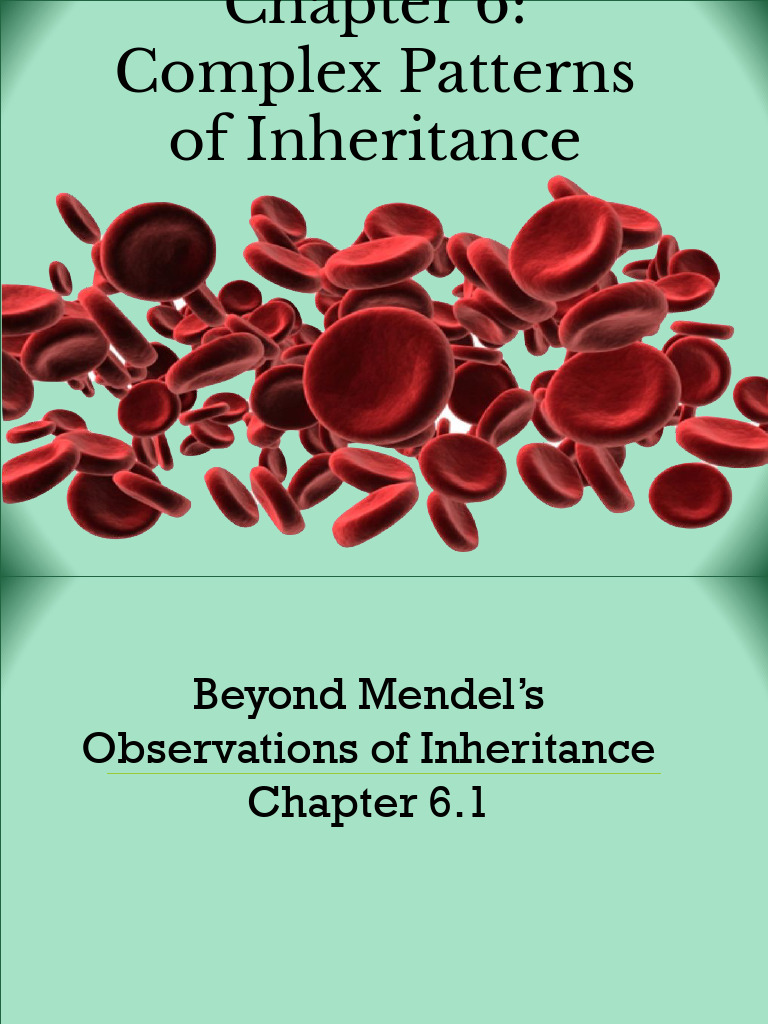 Complex Inheritance Patterns Explained | PDF | Dominance (Genetics ...