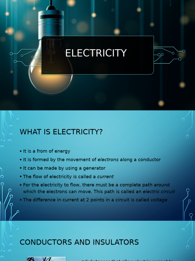 Form 3 GenSci Electricity | PDF
