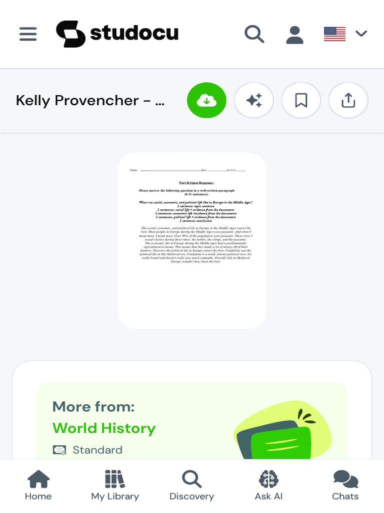 Kelly Provencher - Middle Ages DBQ - Name Kelly Provencher Date 10 ...