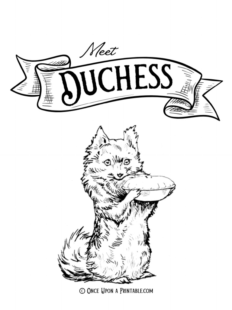 Duchess and Ribby Beatrix Potter Coloring Pages | PDF