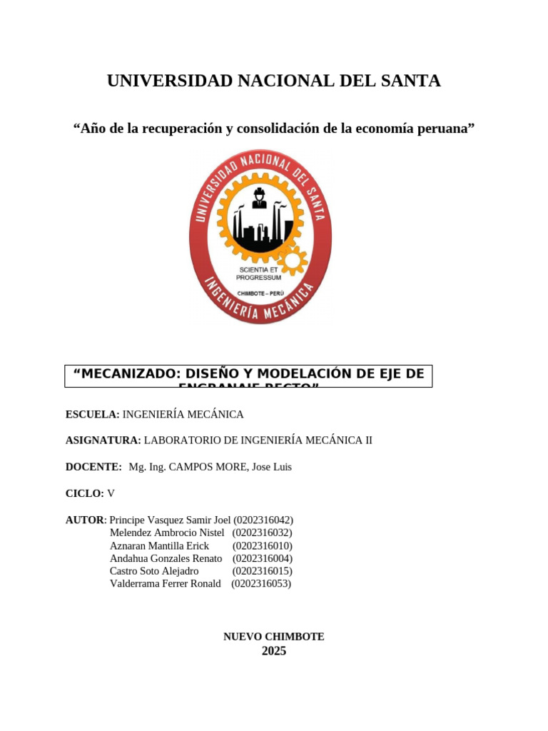 producto labo | PDF | Engranaje | Eje