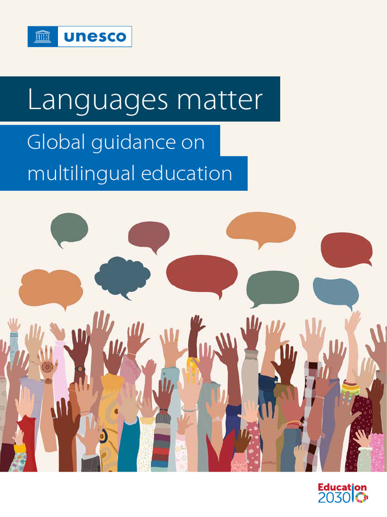 Languages matter UNESCO | PDF | First Language | Multilingualism