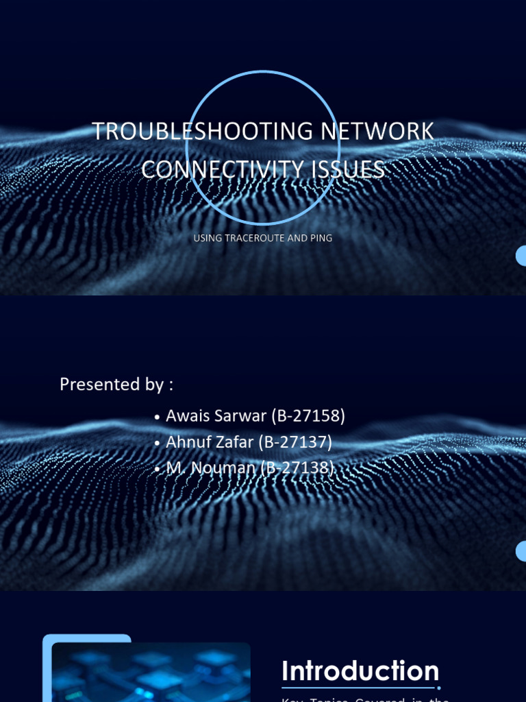 Troubleshooting Network Connectivity Issues | PDF