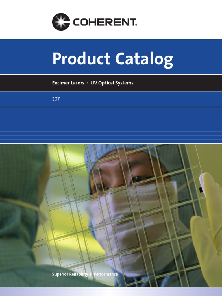 Product Catalog: Excimer Lasers UV Optical Systems | PDF | Laser | Lens ...