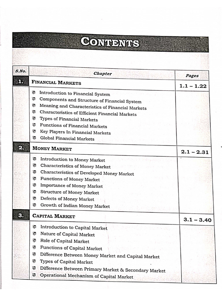 Financial Market and Services | PDF