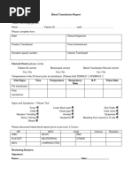 Blood Requisition Form | PDF