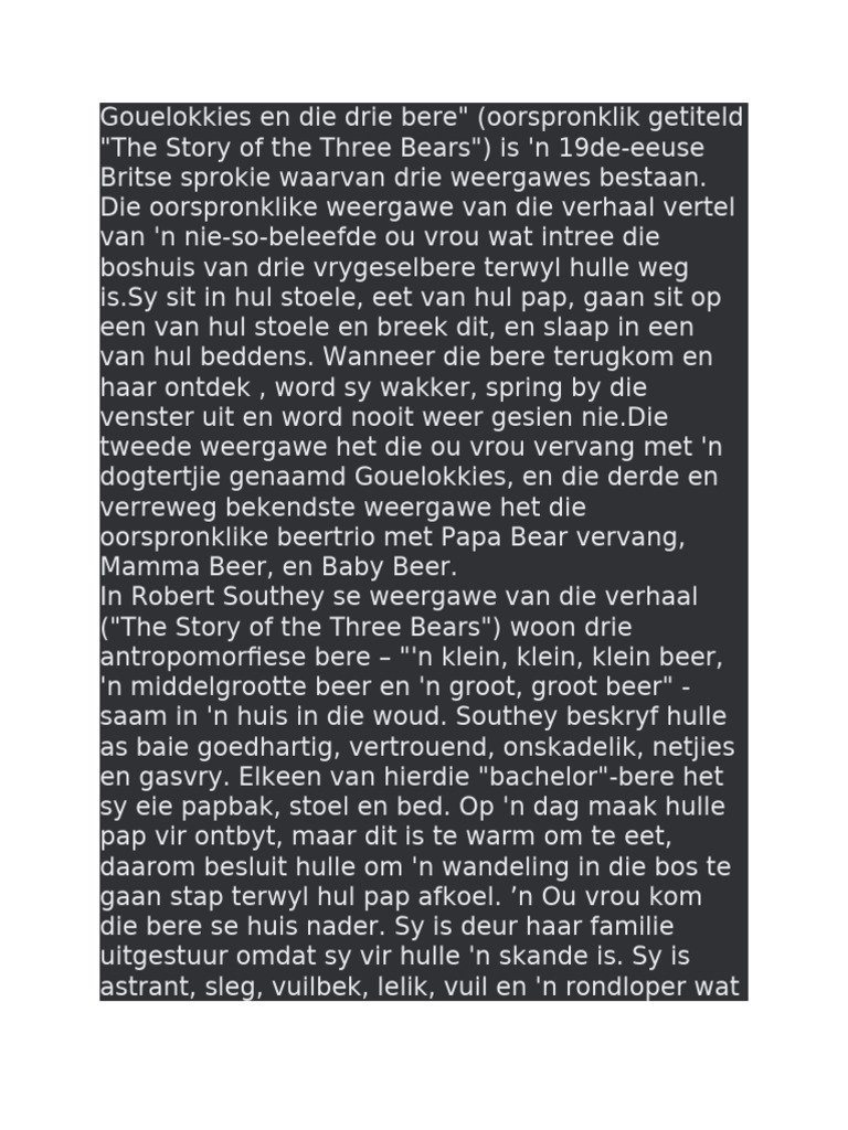 Afrikaans Literature Project | PDF