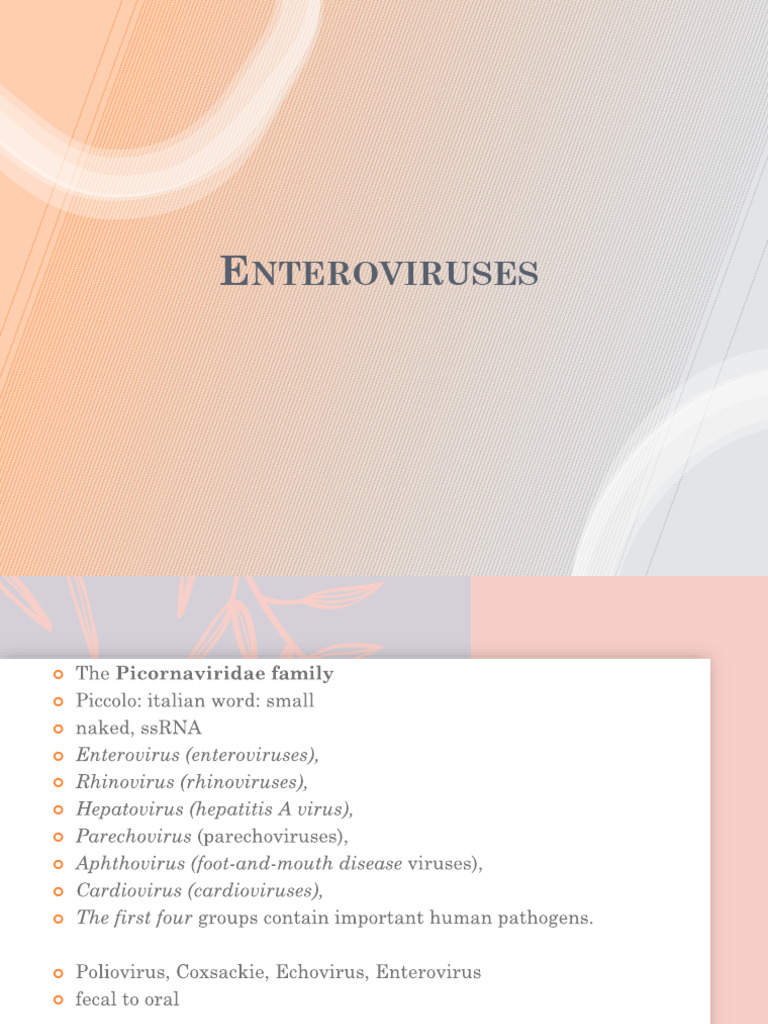 Enteroviruses Prions Retroviridae | PDF | Hiv | Virus
