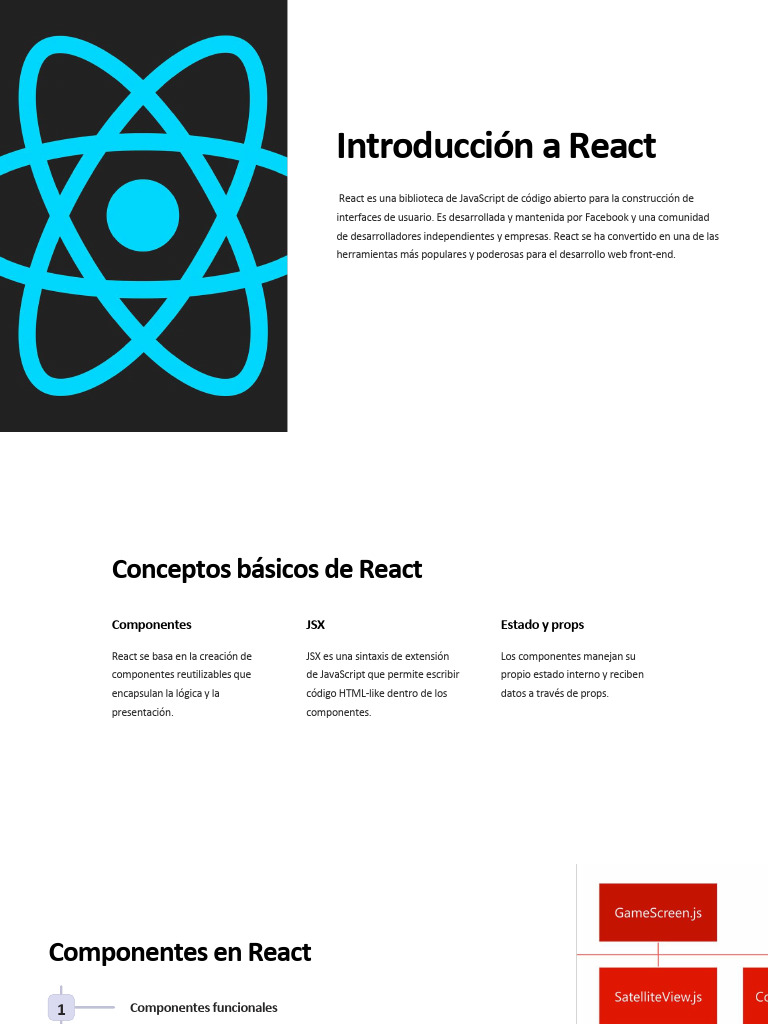 Introduccion A React | PDF | Tecnologías de la información | Desarrollo web