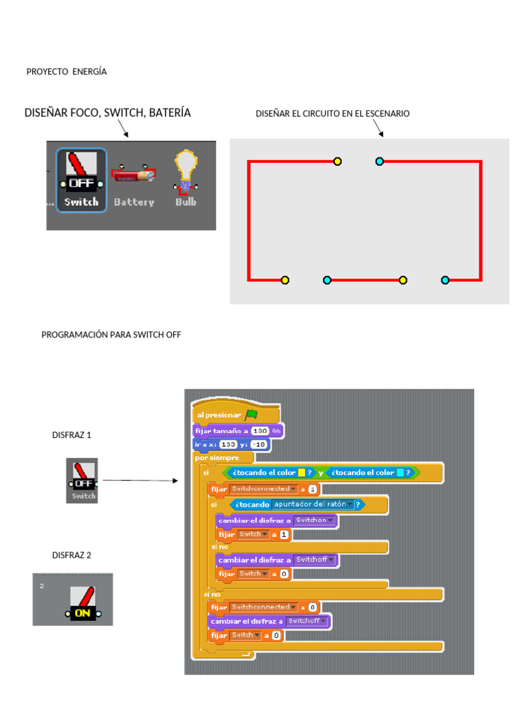 Proyecto Circuito en Scratch | PDF