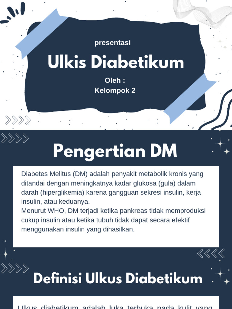 Ulkus Diabetikum: Definisi dan Perawatan | PDF