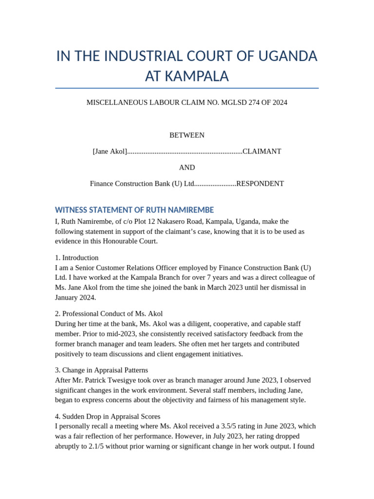 Law Moot Questions With Submissions For Practice Ugandan Law. | PDF ...