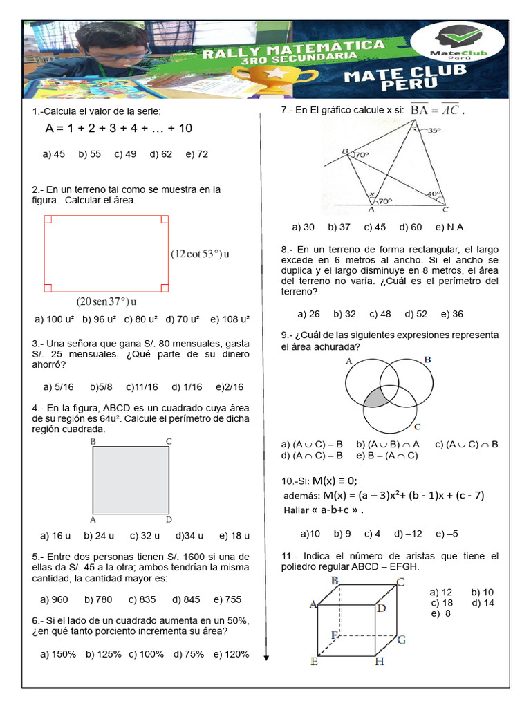 3° Mate Sec | PDF