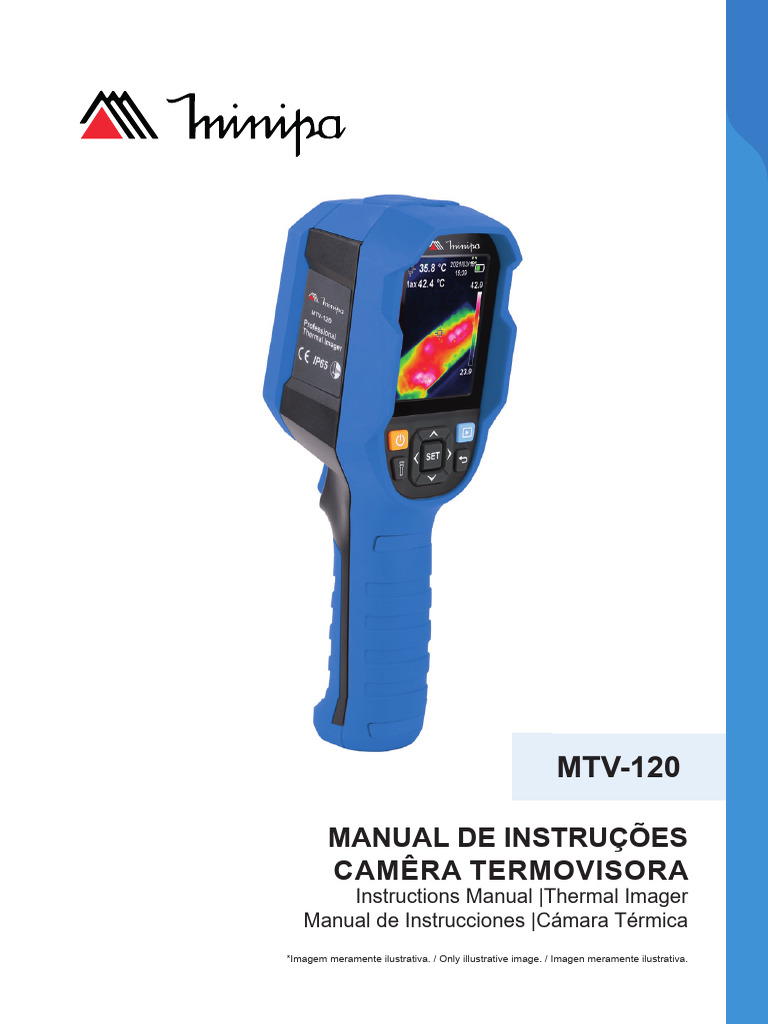 Manual de Instruções da Câmera Termovisora | PDF | USB | Câmera