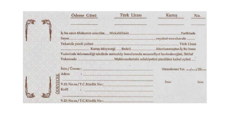 Bosa Senet Ornegi | PDF