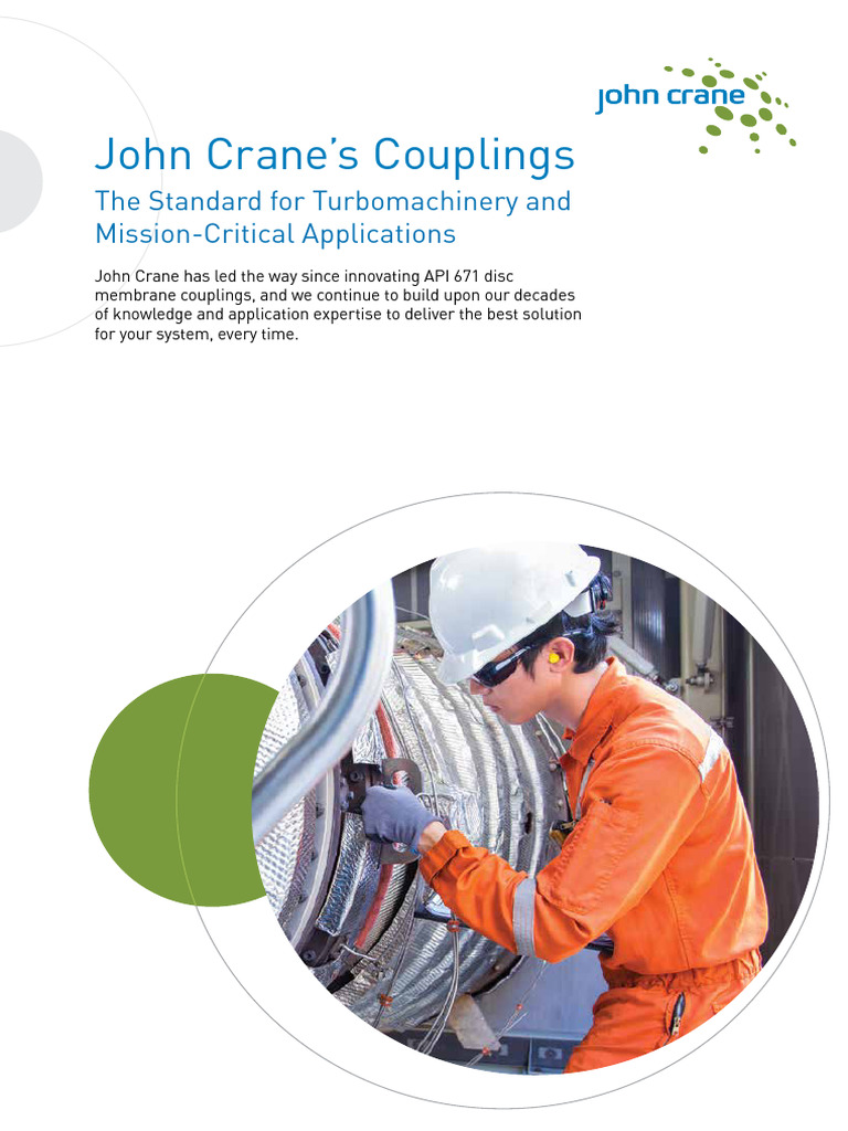 John Crane's Couplings: The Standard For Turbomachinery and Mission ...