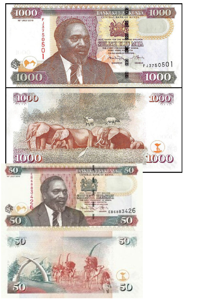 Kenya Kenyatta Currency | PDF