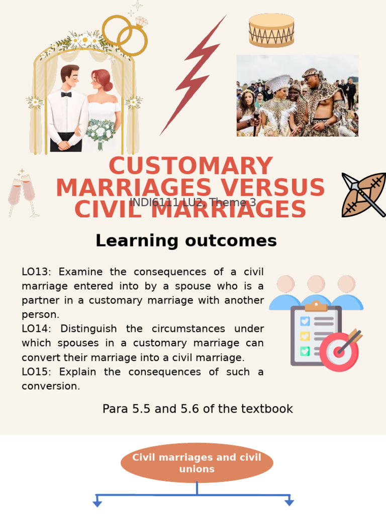 Customary vs Civil Marriages Explained | PDF | Marriage | Husband
