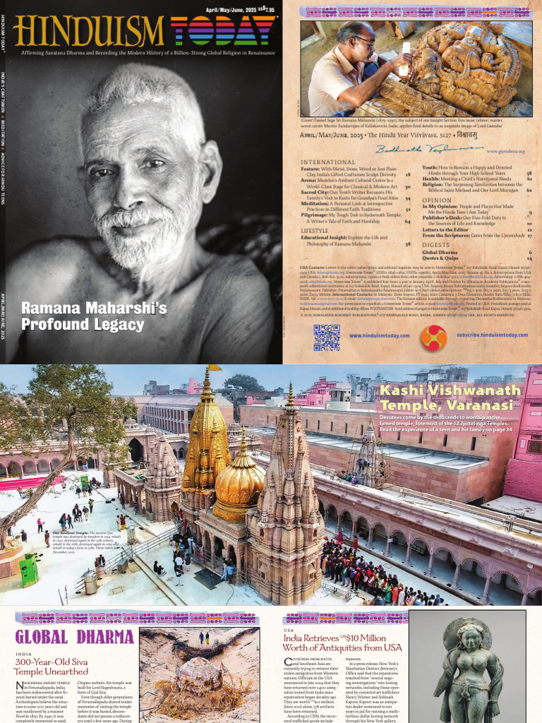 Hinduism Today April May June 2025 | PDF | Indian Religions