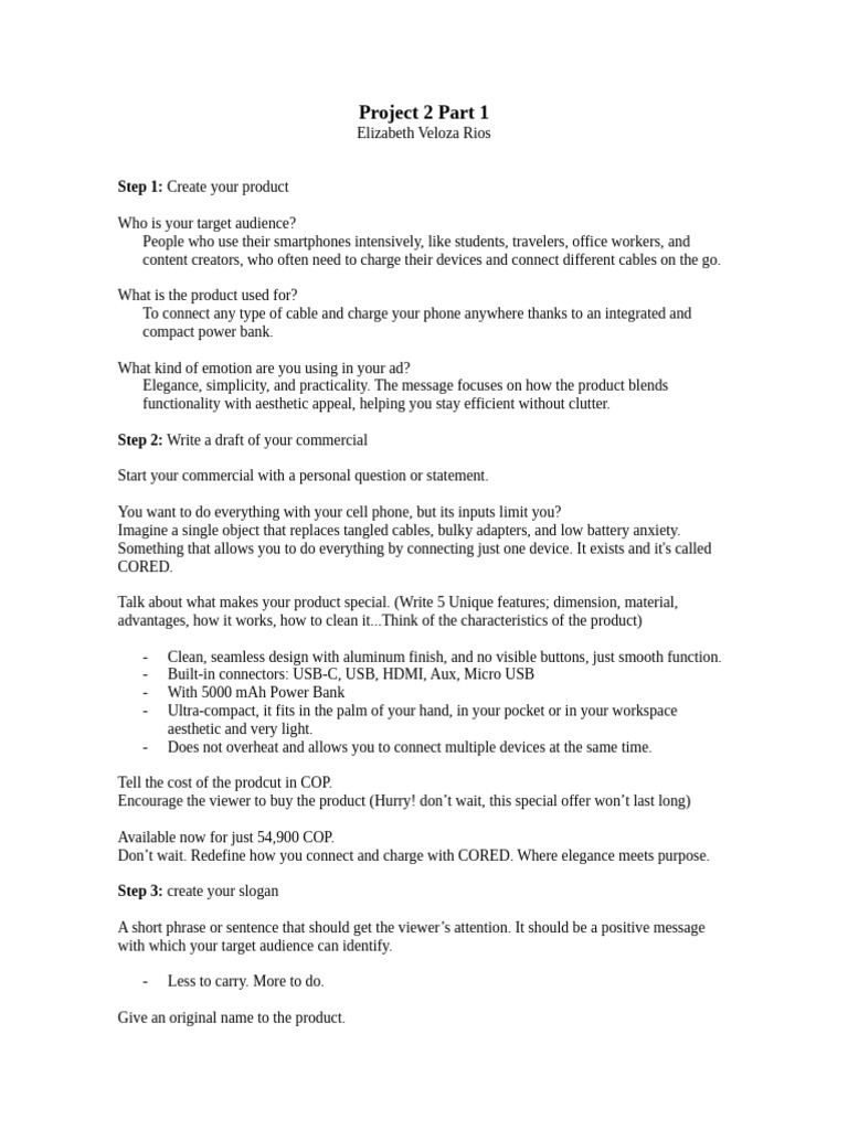 Project 2 Part 1 | PDF