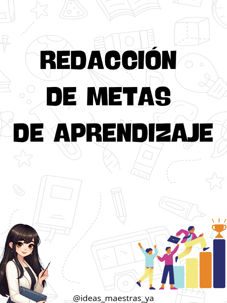 Metas de Aprendizaje_ideasmaestrasya | PDF | Aprendizaje | Evaluación